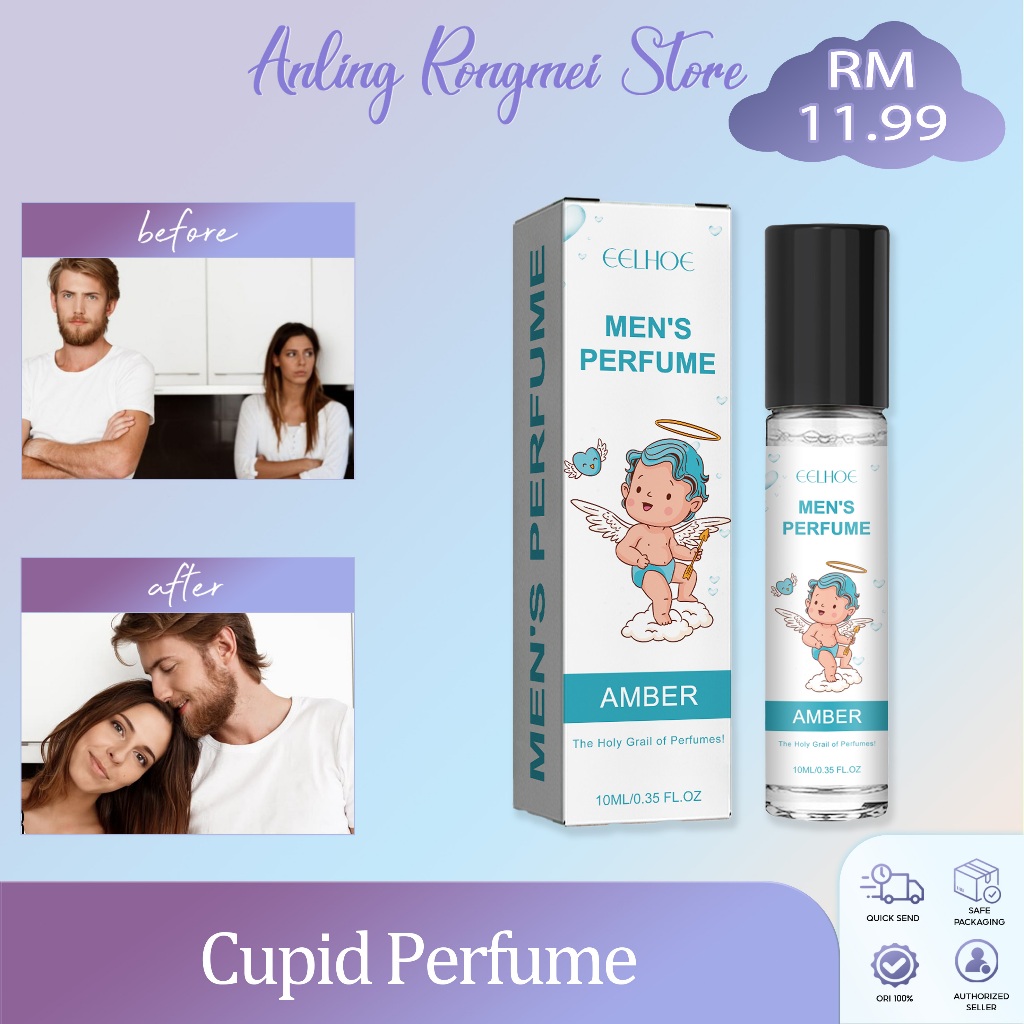 【Ready Stock】EELHOE Cupid Perfume 10ml for Man Lasting Light Fragrance ...