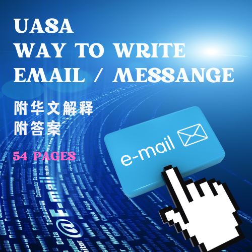 [C365] PDF - UASA SKILL OF WRITTING EMAIL / MESSAGE PART 6 | Shopee ...