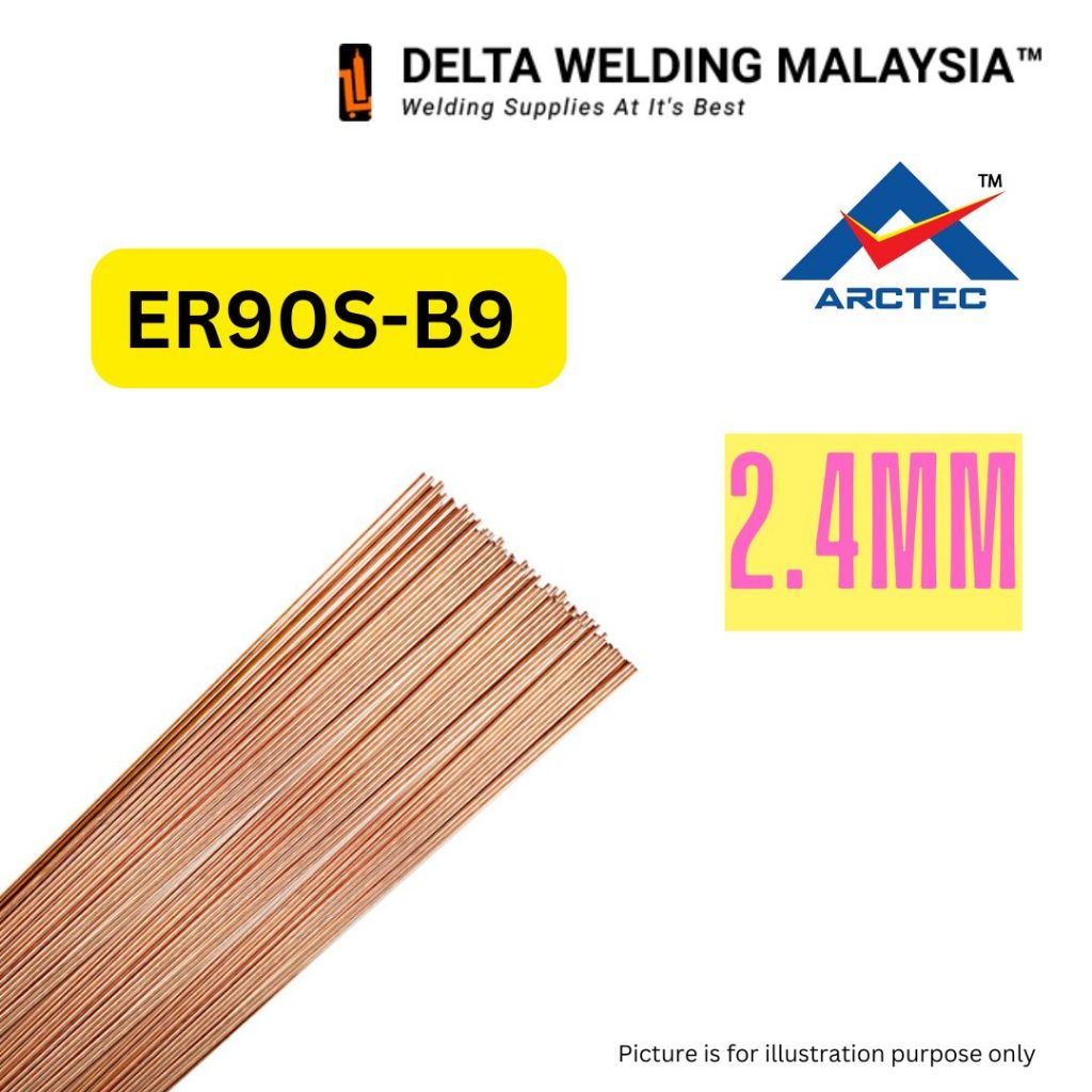QTY : 1KG. : ER90SB9/ ER90S-B9 ( 2.4MM) TIG WELDING FILLER RODS ...