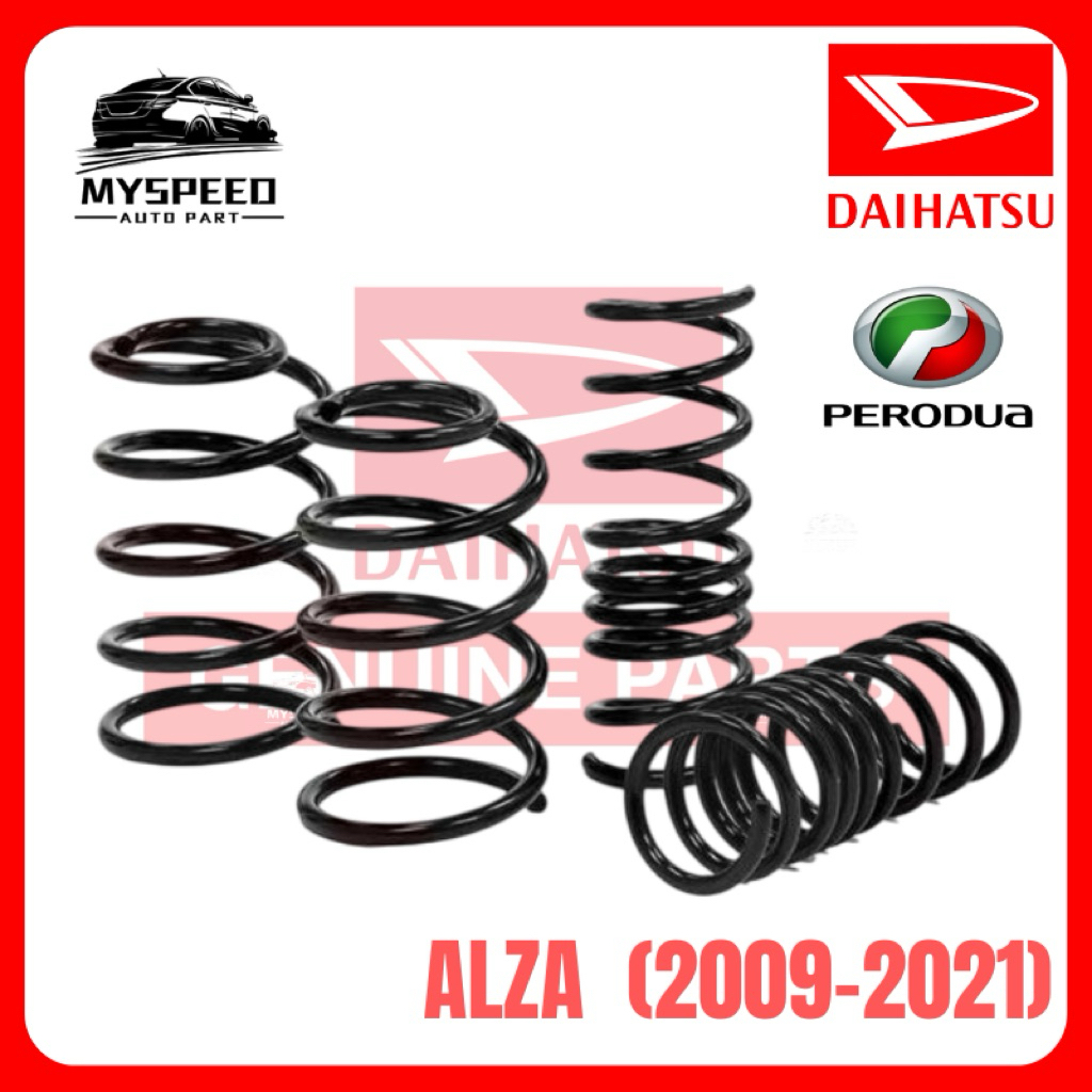 ORIGINAL DAIHATSU JAPAN PERODUA ALZA FRONT AND REAR COIL SPRING ...