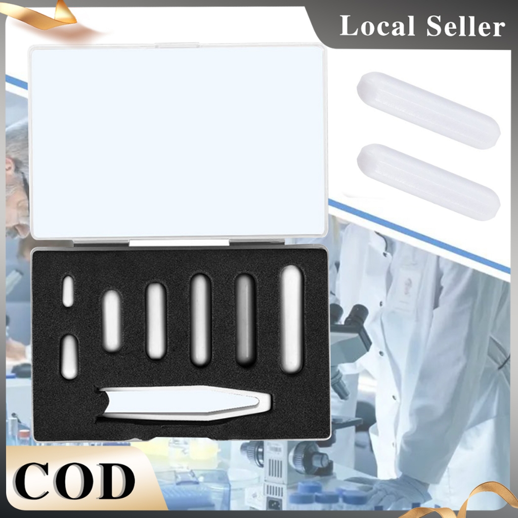 1Set PTFE Magnetic Stirrer Mixer Stir Bars With Box C Magnetic Stirrer ...