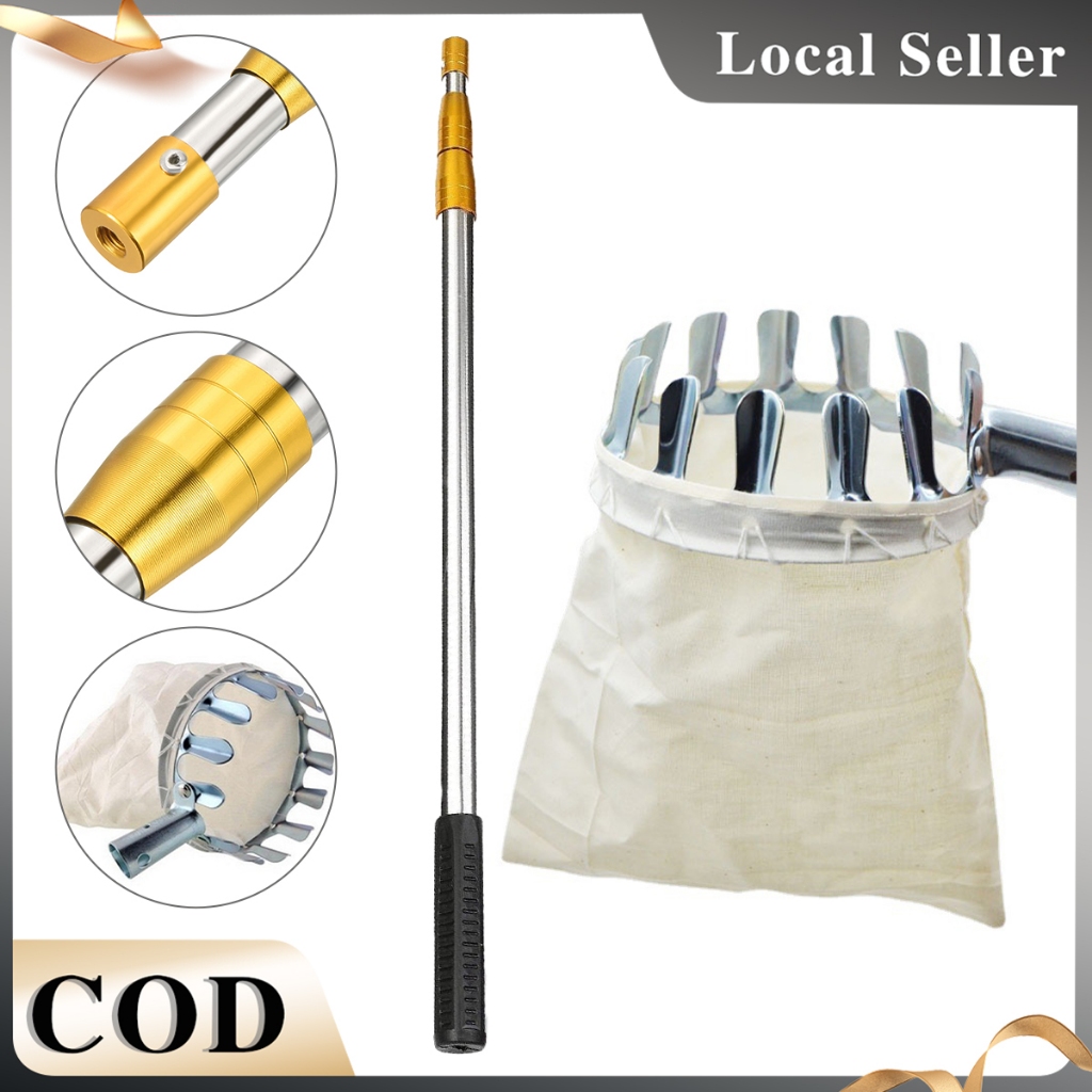4/6M Telescopic Fruit Picker Stick Pemetik Buah Dan Tongkat Pole High ...