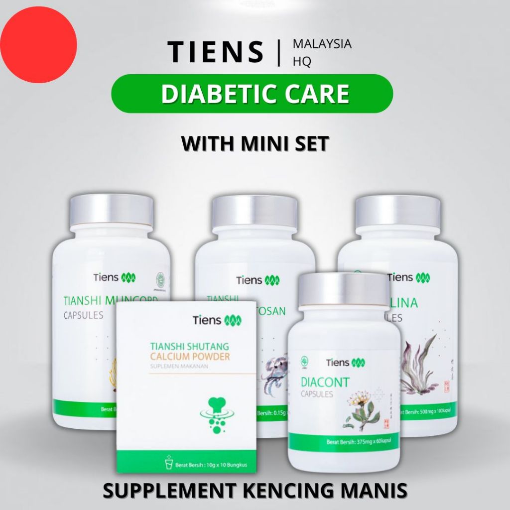 [MINI SET] SUPPLEMENT KENCING MANIS TIENS - DIABETIC CARE MILK POWDER ...