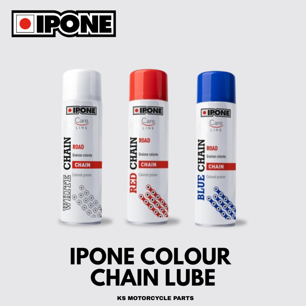IPONE Colour Chain Lube 250ml [WHITE CHAIN/RED CHAIN/BLUE CHAIN ...