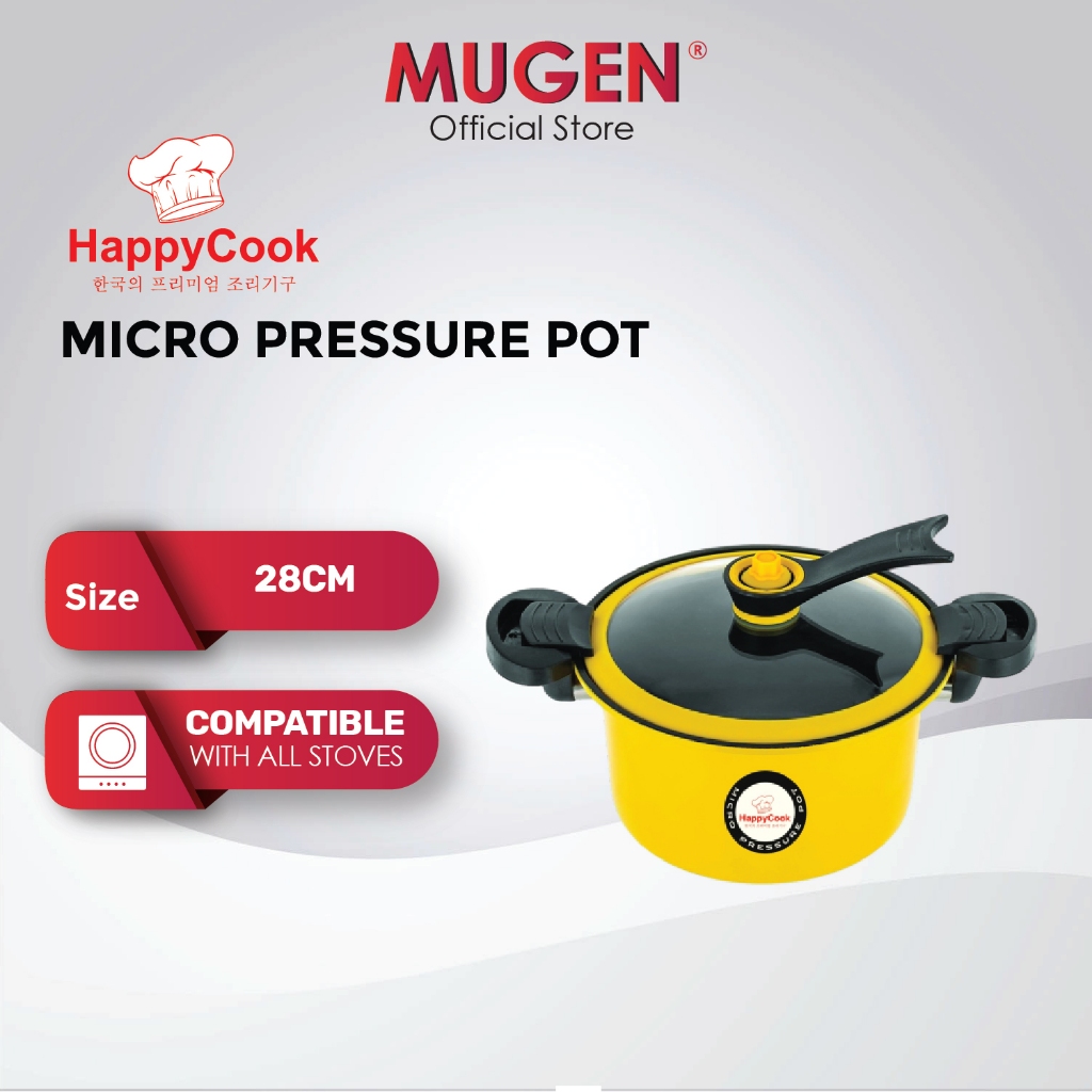 HappyCook Non-Stick Micro Pressure Pot (6L) | Shopee Malaysia