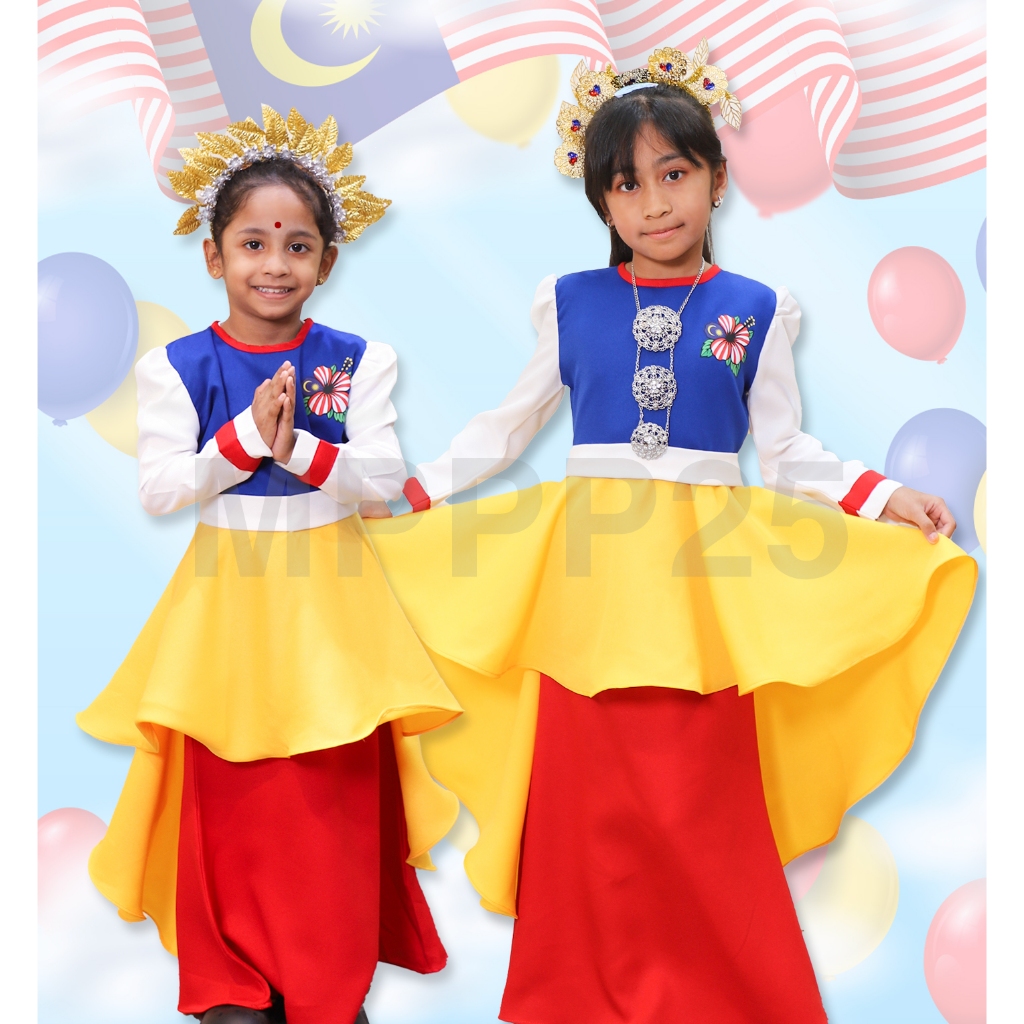 Baju Merdeka Budak Perempuan Peplum Puteri Design 2025 (Ready Stock ...