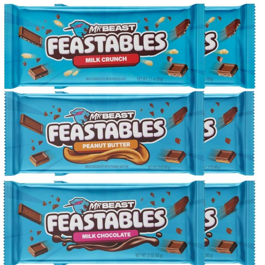 *CLEARANCE* MrBeast Feastables Chocolate 60g (NEW BARS) | Shopee Malaysia