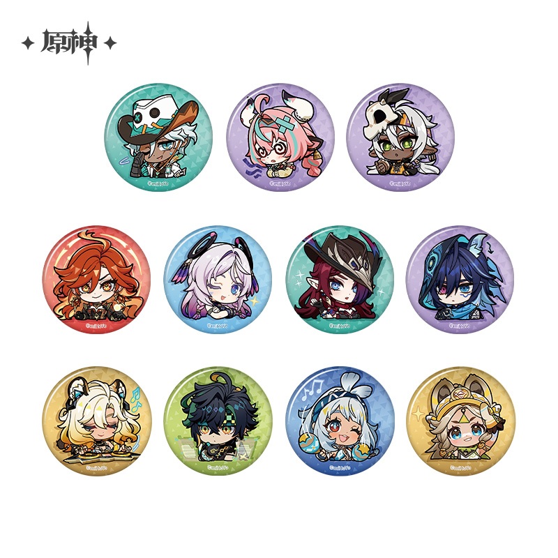 【Genshin Impact】 Emoji Series - Tinplate Badge Natlan Ifa Varesa Emote ...