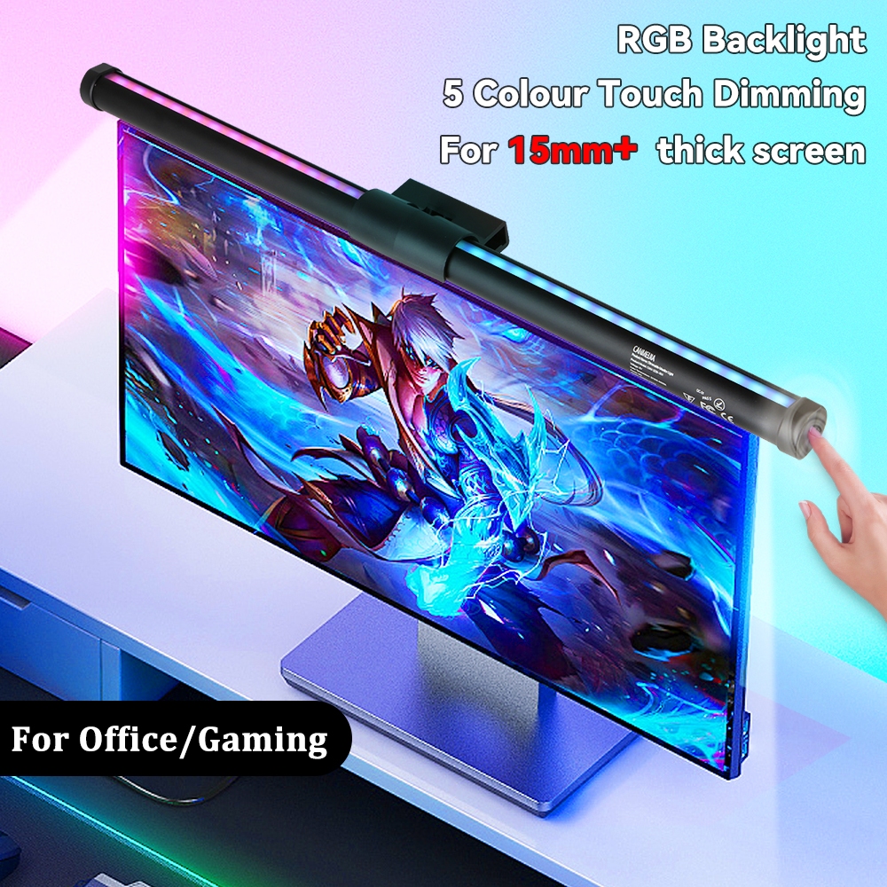 Chenben Monitor Light Bar 5 Colors Touch Dimming Monitor Lamp For PC ...