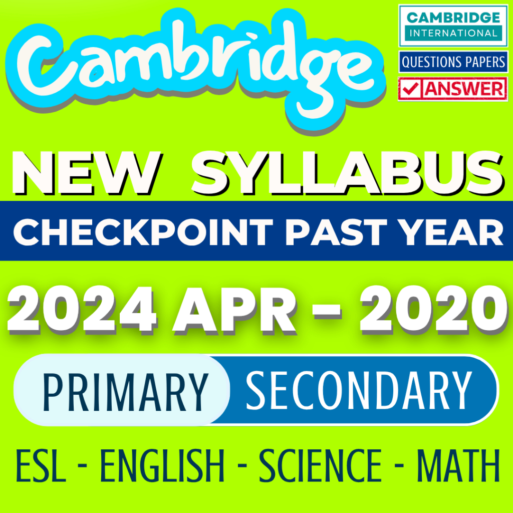 T4🟨🟧NEW Syllabus Cambridge Primary Checkpoint Past Year Papers Year 6 ...