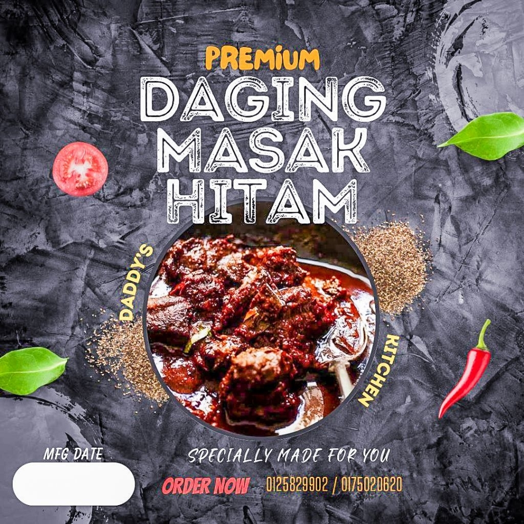 Daging Masak Hitam Premium Daging masak Hitam Ready to eat travel pack ...
