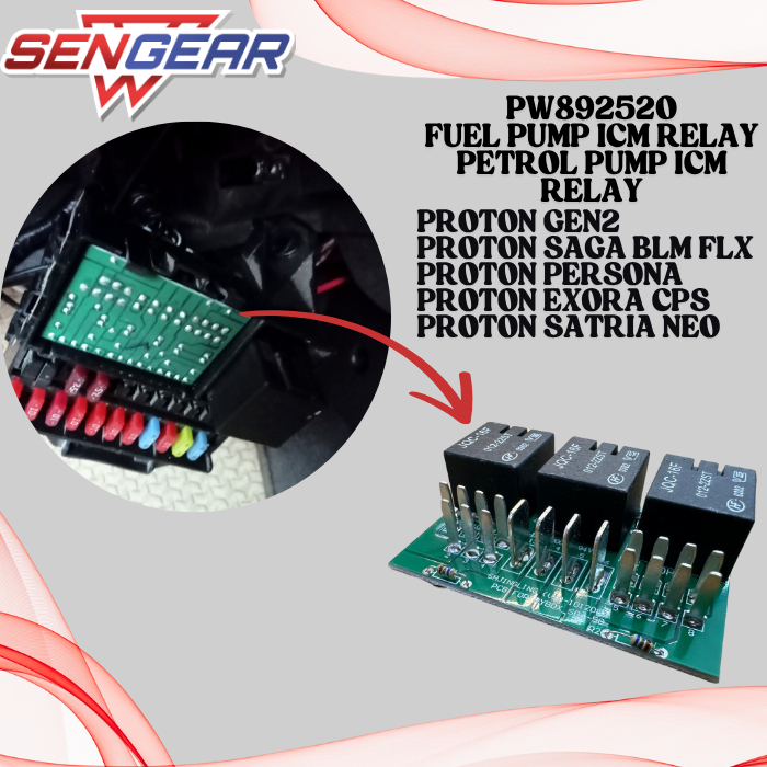 PW892520 PROTON GEN2 / SATRIA NEO / EXORA / SAGA BLM / FL / FLX FUEL ...