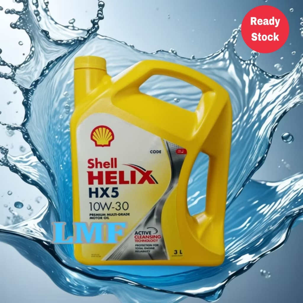 Shell Helix HX5 10w30 Semi Synthetic Engine Oil (3 Liter) HongKong For ...