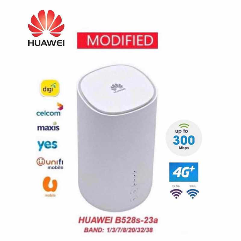 Ready Stock Huawei Modify Unlimited B528s-23a LTE 4G Plus Modem (NEW ...