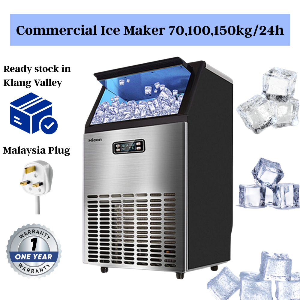 Commercial Hicon Ice Maker High Capacity 24H Ice cube Machine for ...