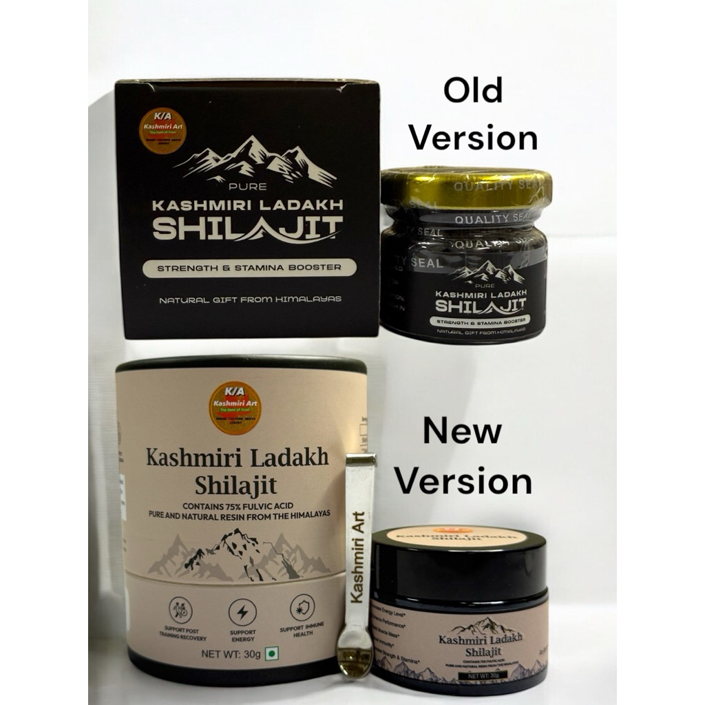 Pure Himalayan Shilajit Kashmiri Ladakh Shilajit 30Gram Provided With ...