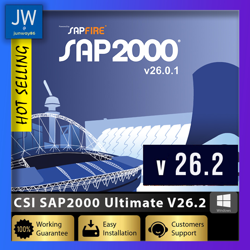 CSI SAP2000 Ultimate V26.2 (Feb 2025 Update) with Installation Tutorial | Shopee Malaysia