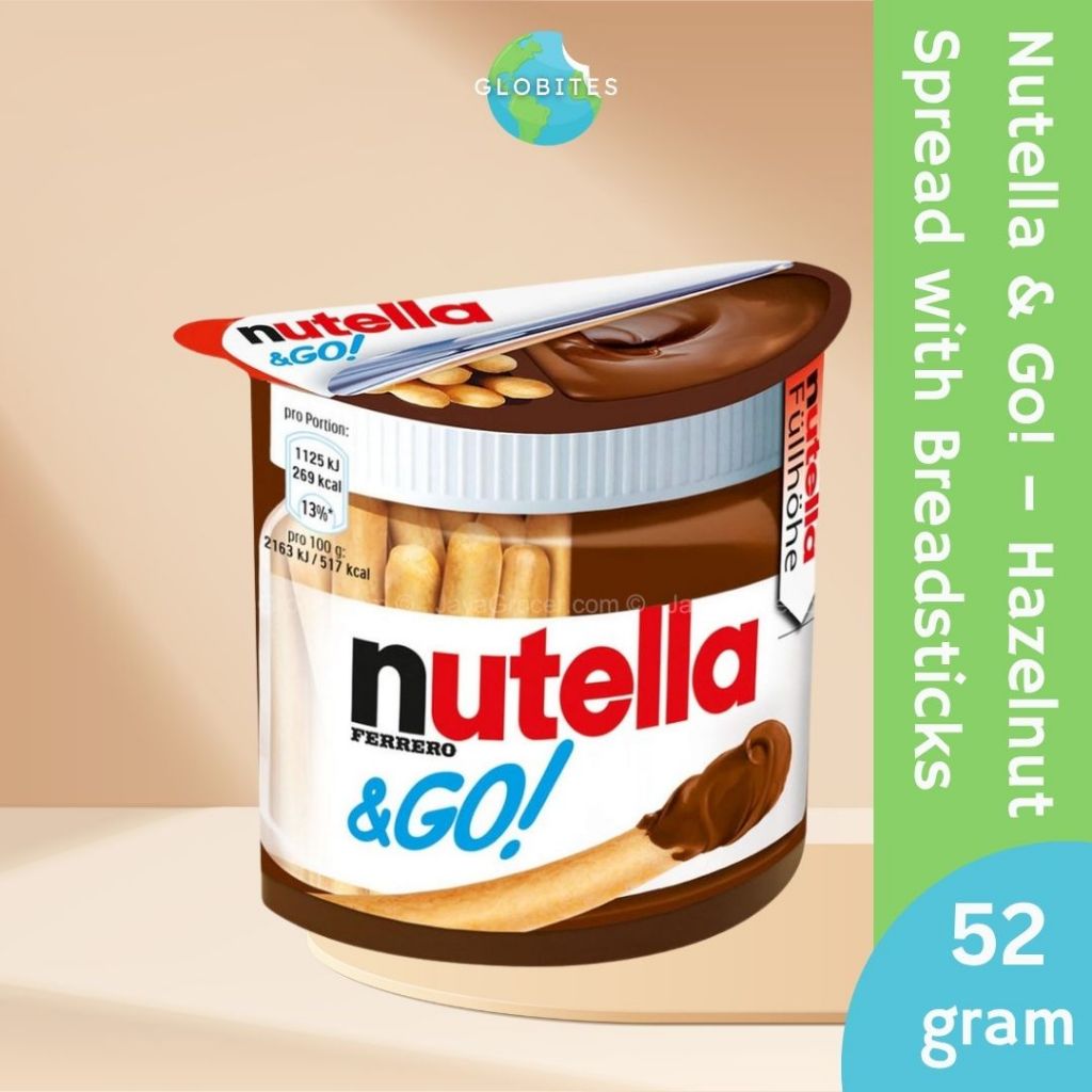 Nutella & Go! – Hazelnut Spread with Breadsticks – 52g | Shopee Malaysia