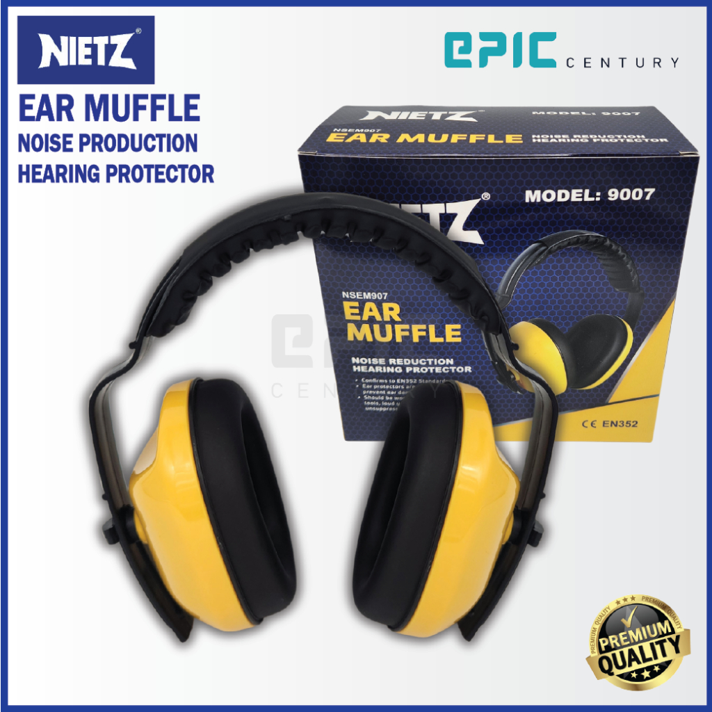 Nietz Ear Muff High Quality (Noise Reduction / Hearing Protector ...