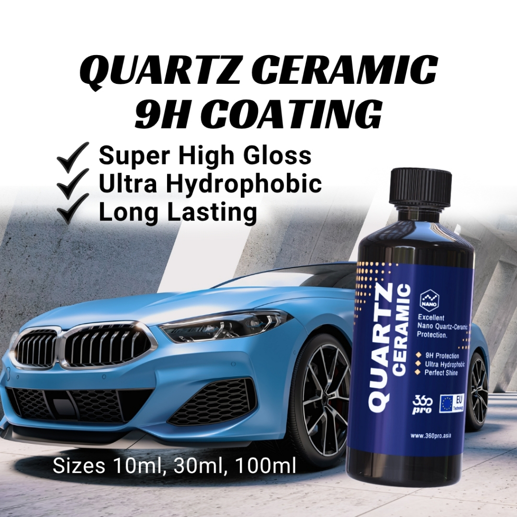 360PRO Quartz Ceramic Coating 9H - Nano Car Coating, Car Paint ...
