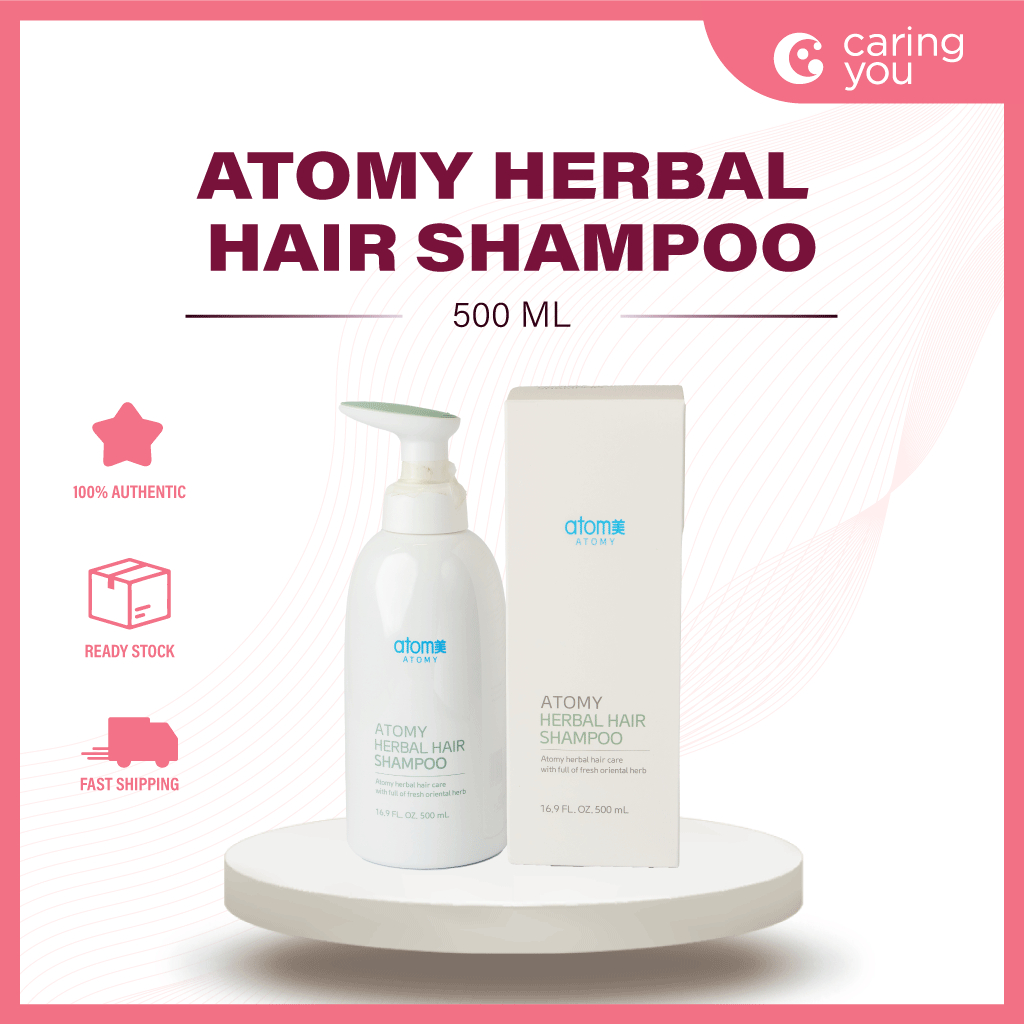 Atomy Herbal Shampoo 500ml Scalp Health Hair Care Syampu Rambut 洗发水 ...