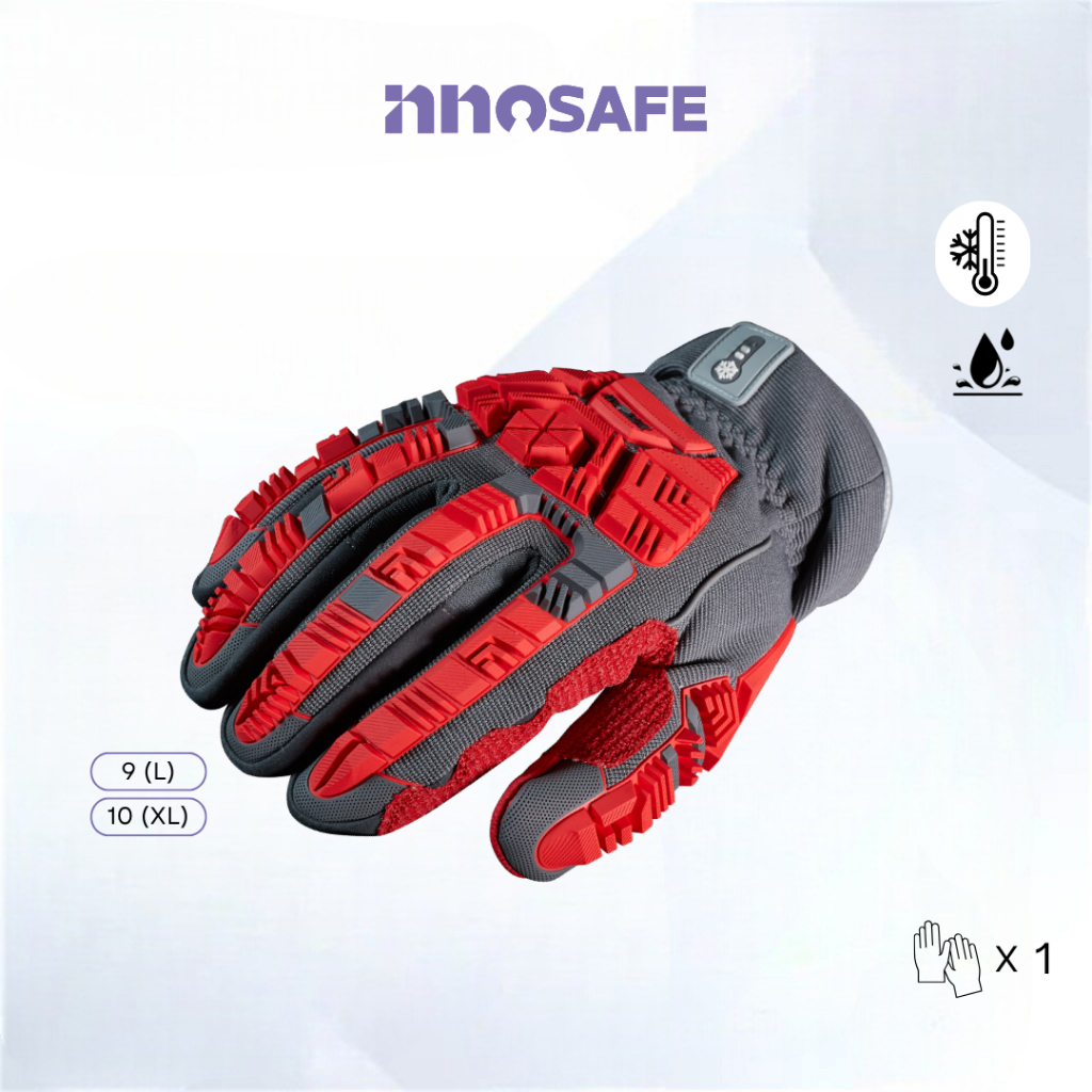 Waterproof Anti Slip Anti Vibration TPR Knuckle Protection Construction ...