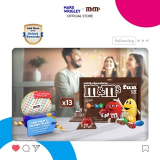 [Bundle Promo -20%] M&M'S Milk Chocolate Fun Size 175.5g Chocolate ...