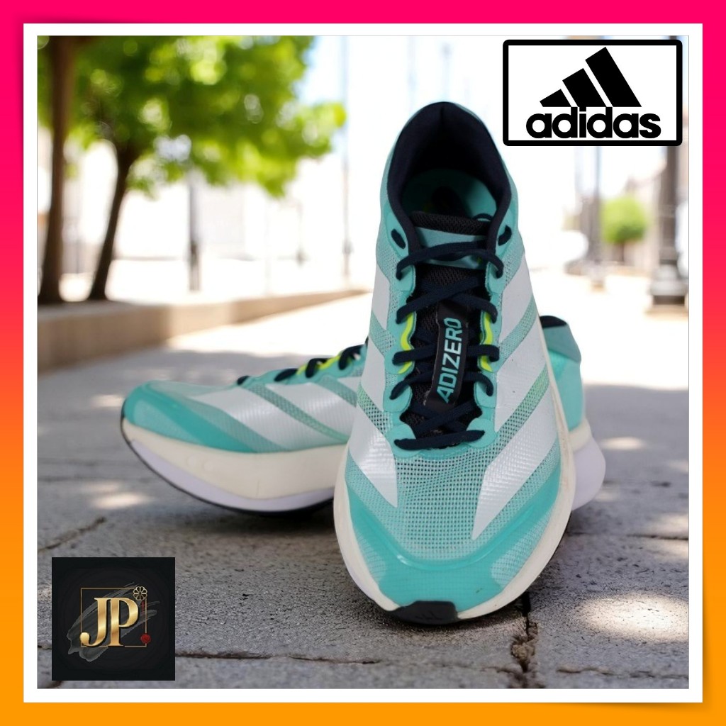 Adidas Adizero Boston 13 Men's Running Shoes - Flash Aqua/Footwear ...