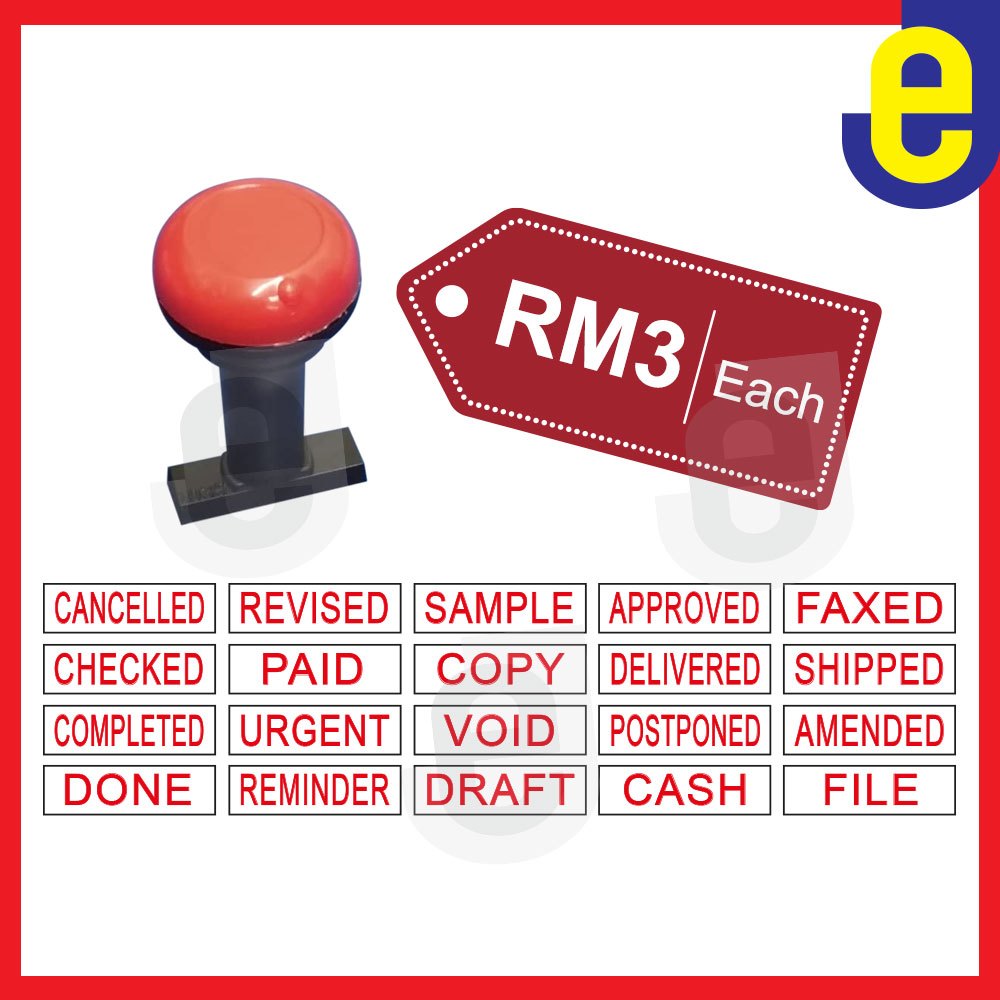 Office Stamp cop Completed / Cancelled / Approved / Cash / Checked ...