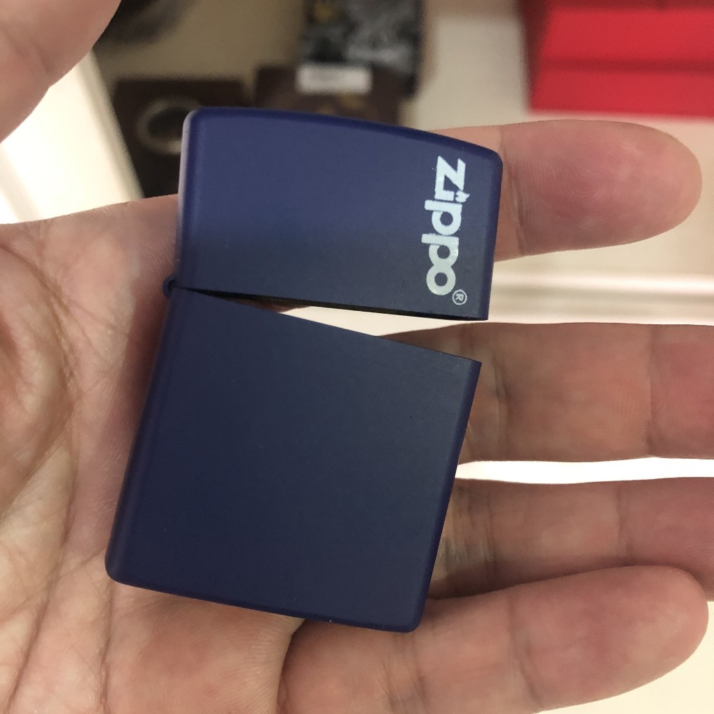 Navy Blue Zippo Casing Only | Shopee Malaysia