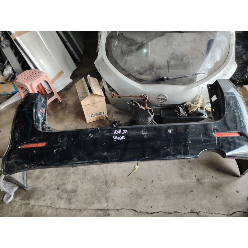 5/6/25 Toyota Vellfire anh20 rear bumper used Japan original part ...