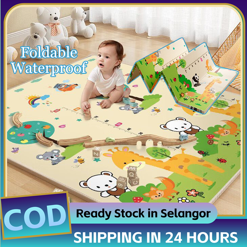 Playmat Baby Foldable Crawling Mat Thickening Waterproof Walking Mat ...