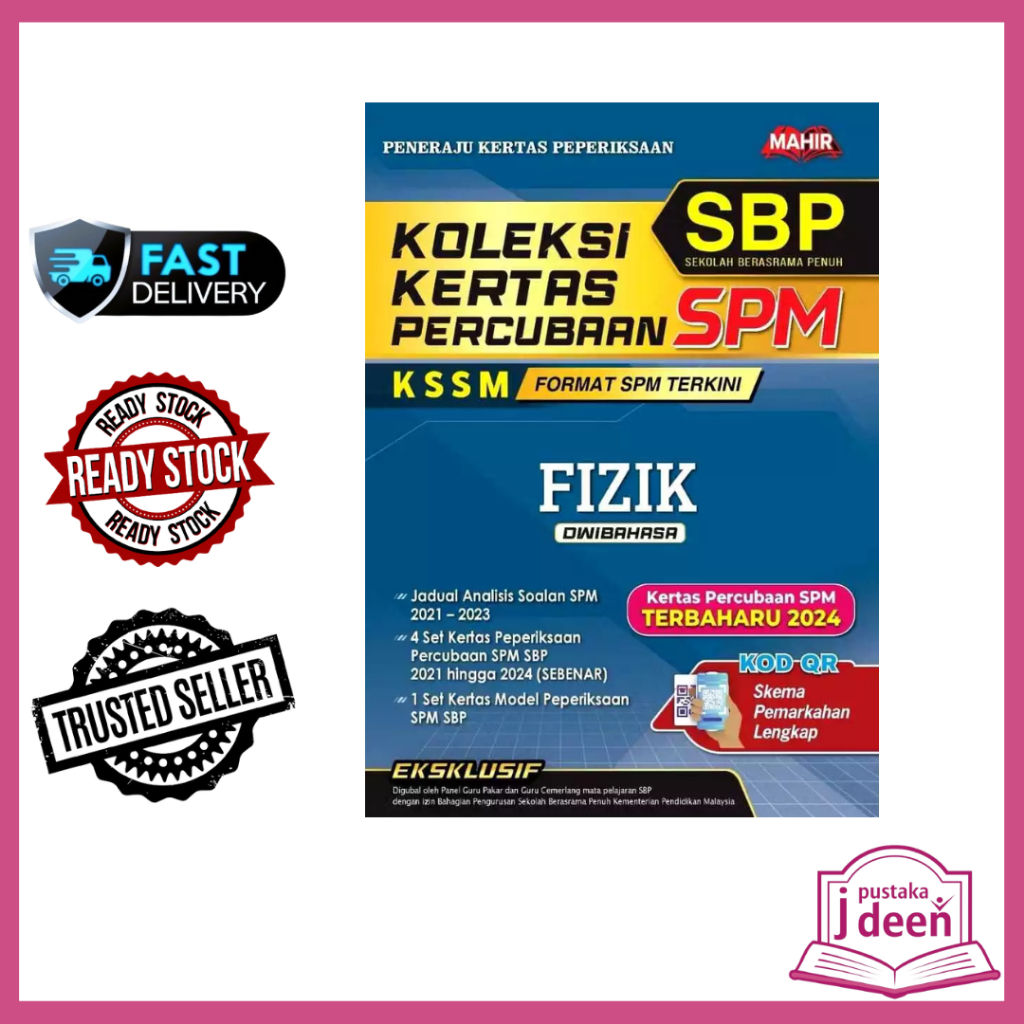 JDEEN BUKU LATIHAN SPM FIZIK - KOLEKSI KERTAS PERCUBAAN SBP SPM | Shopee Malaysia