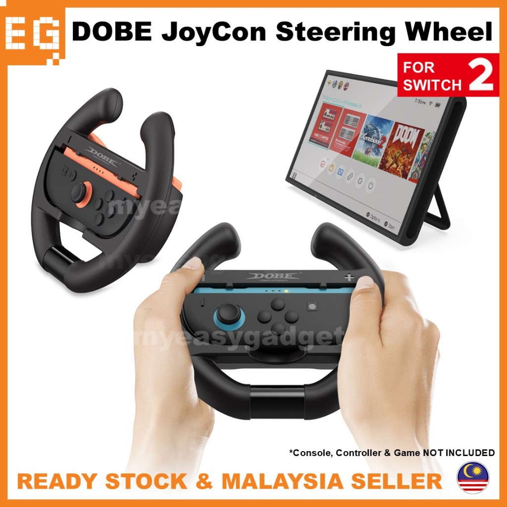 Nintendo Switch 2 Joy Con Wheel Grip Holder DOBE TNS-3195 | Shopee Malaysia