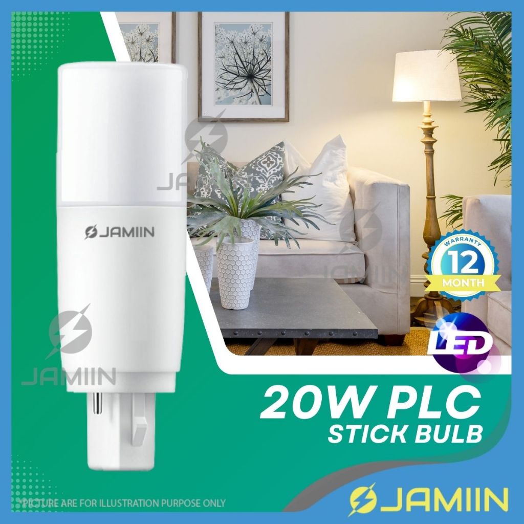 20W PLC LED Stick Bulb Ceiling Light Bulb Mentol Lampu Ruang Tamu ...