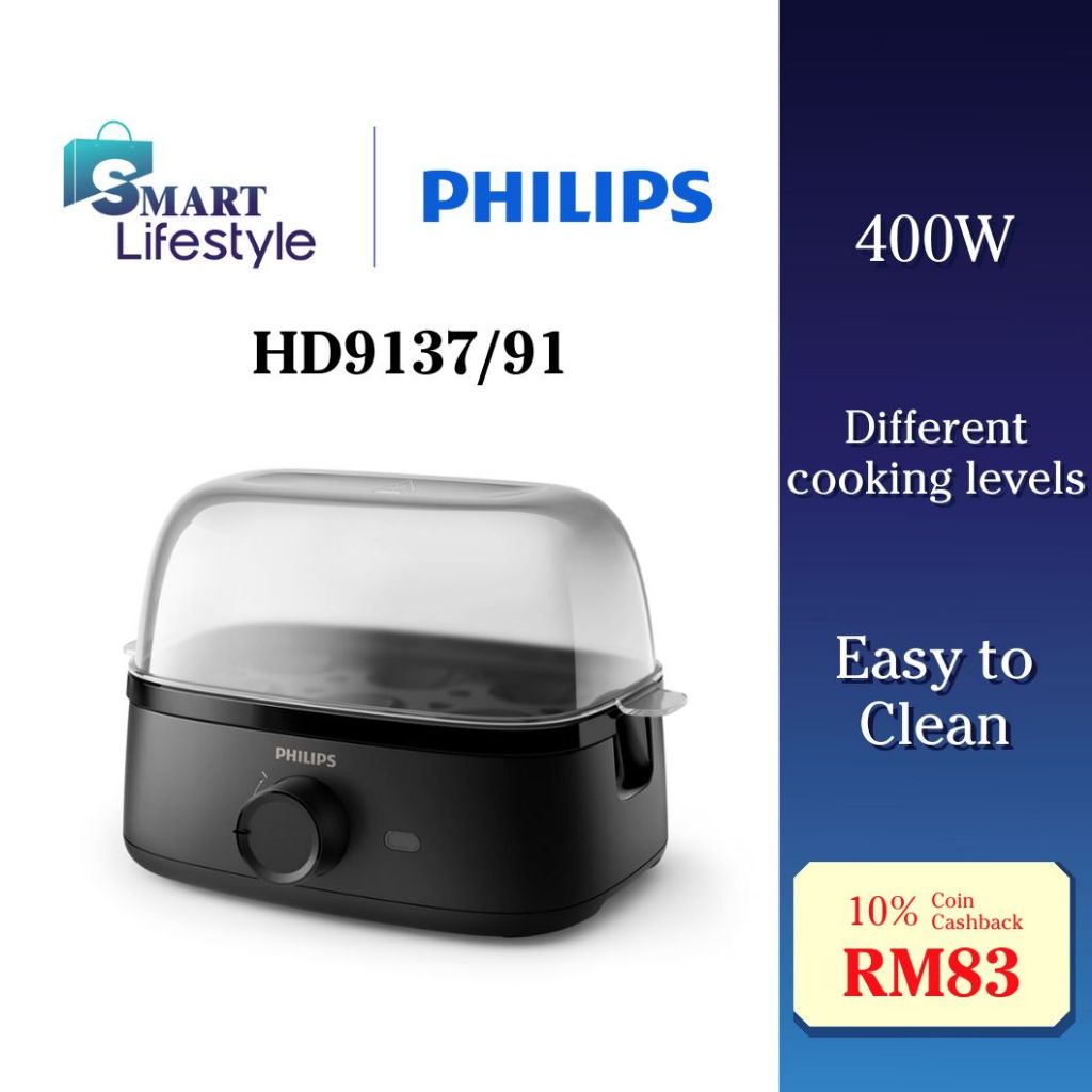 Philips 3000 Series 400W Egg Cooker HD9137/91 | Shopee Malaysia