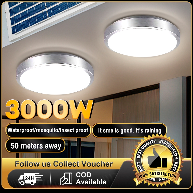 Solar Light Indoor 3000W Lampu Solar Outdoor Waterproof Solar Lamp ...