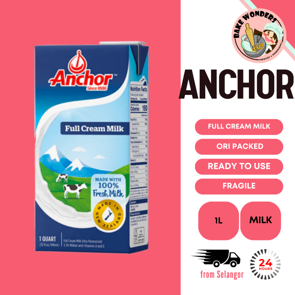 [READY STOCK] Anchor Full Cream Milk/Anchor UHT Full Cream Milk/ Anchor ...