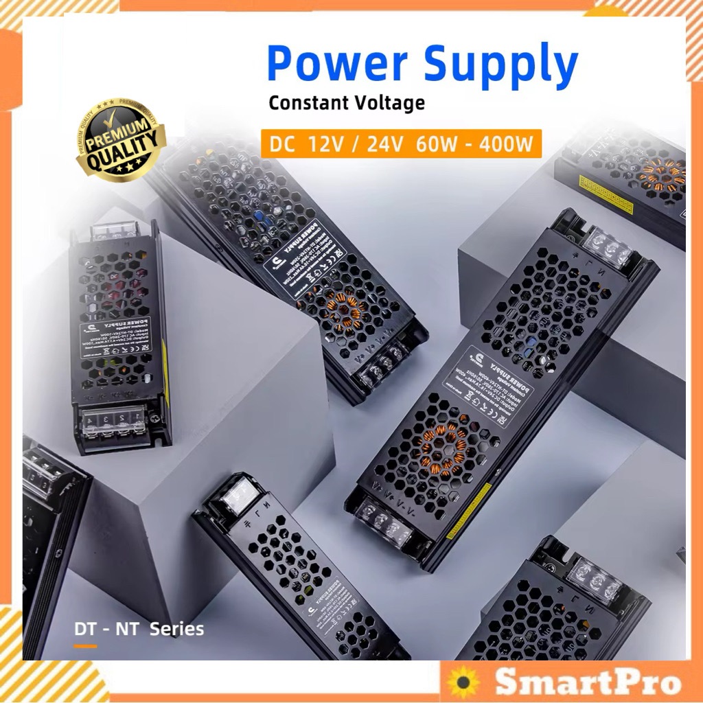Slim Type Led Power Supply DC12V 24V 60W 100W 200W 300W 400W Lighting ...