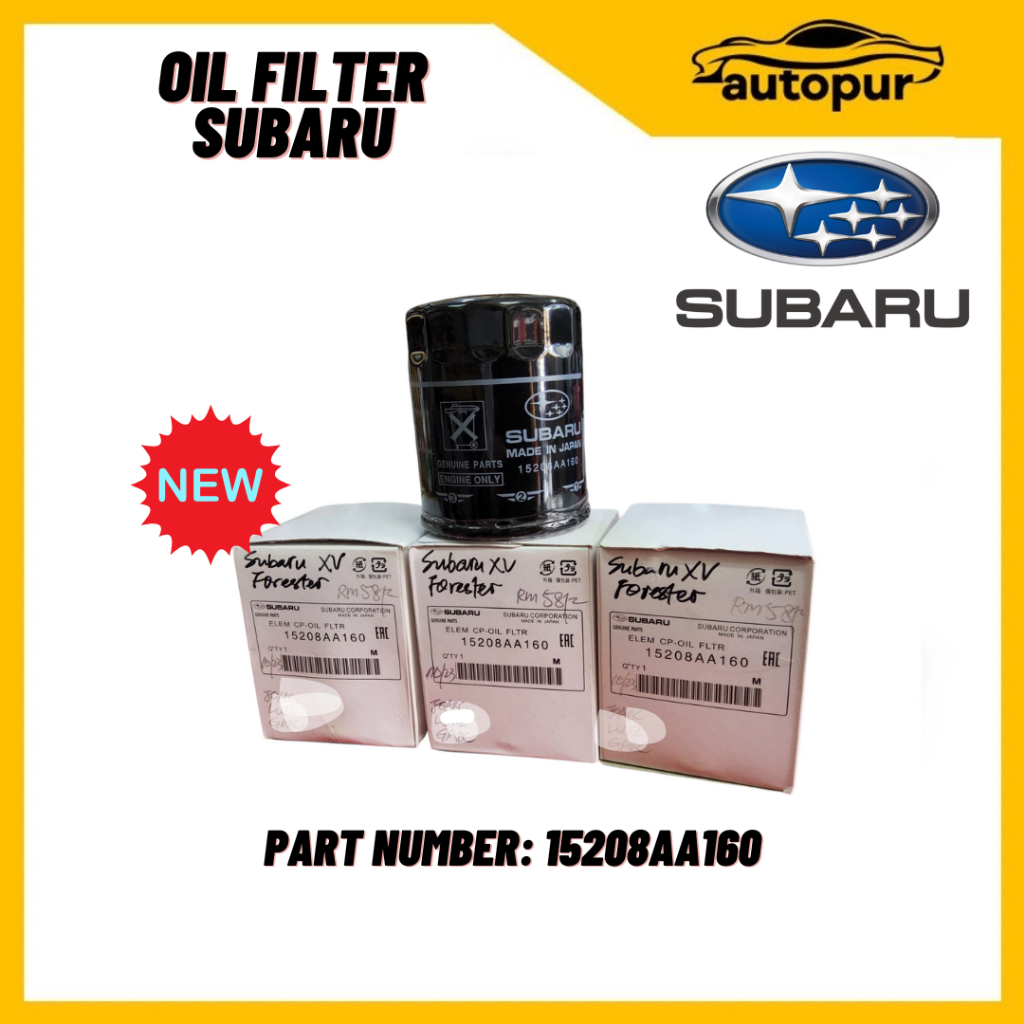 Subaru Oil Filter for Subaru XV Impreza Forester Legacy BRZ | Shopee ...
