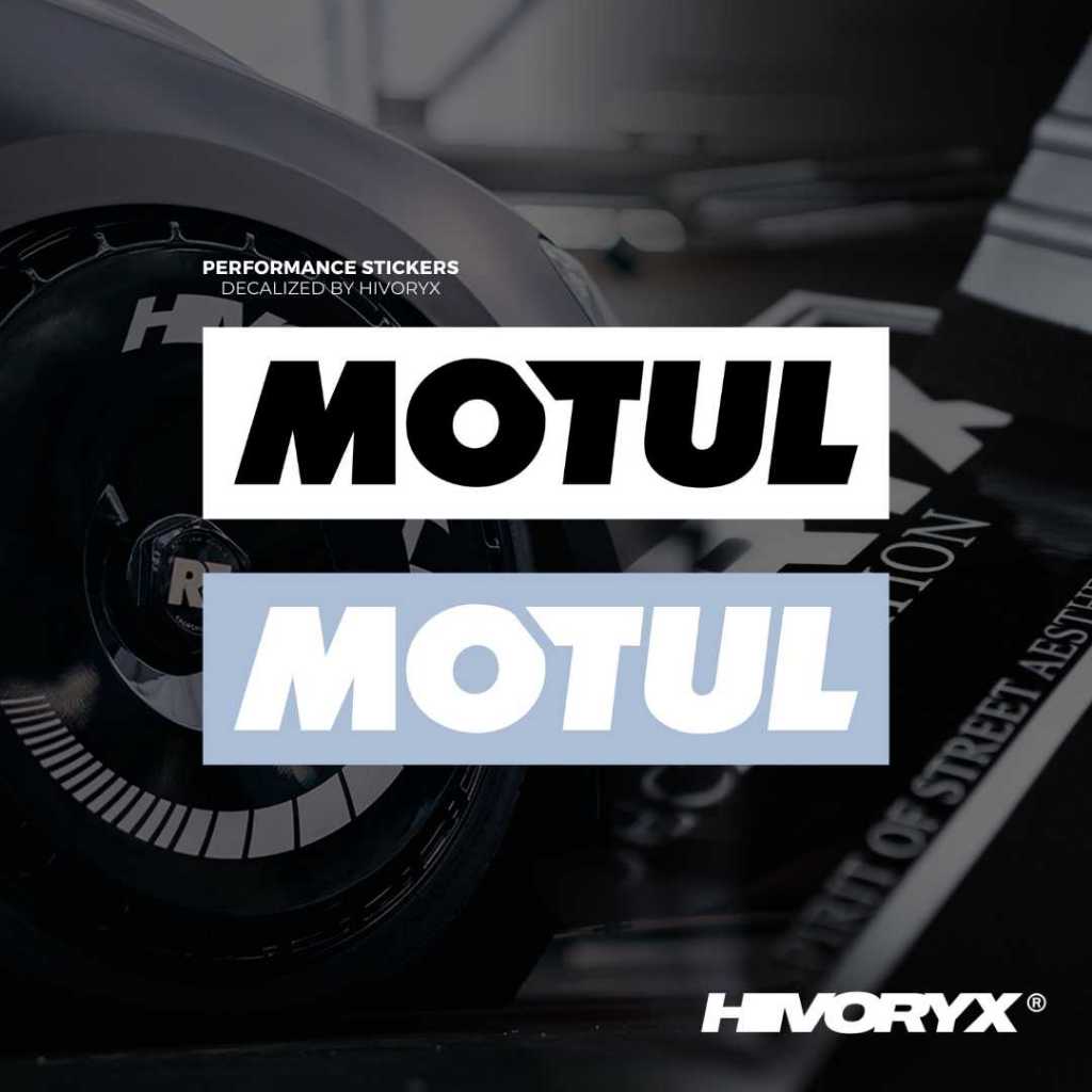 「MOTUL」PERFORMANCE MODIFICATION SERIES CAR DECAL AUTOMOTIVE DIE-CUT ...