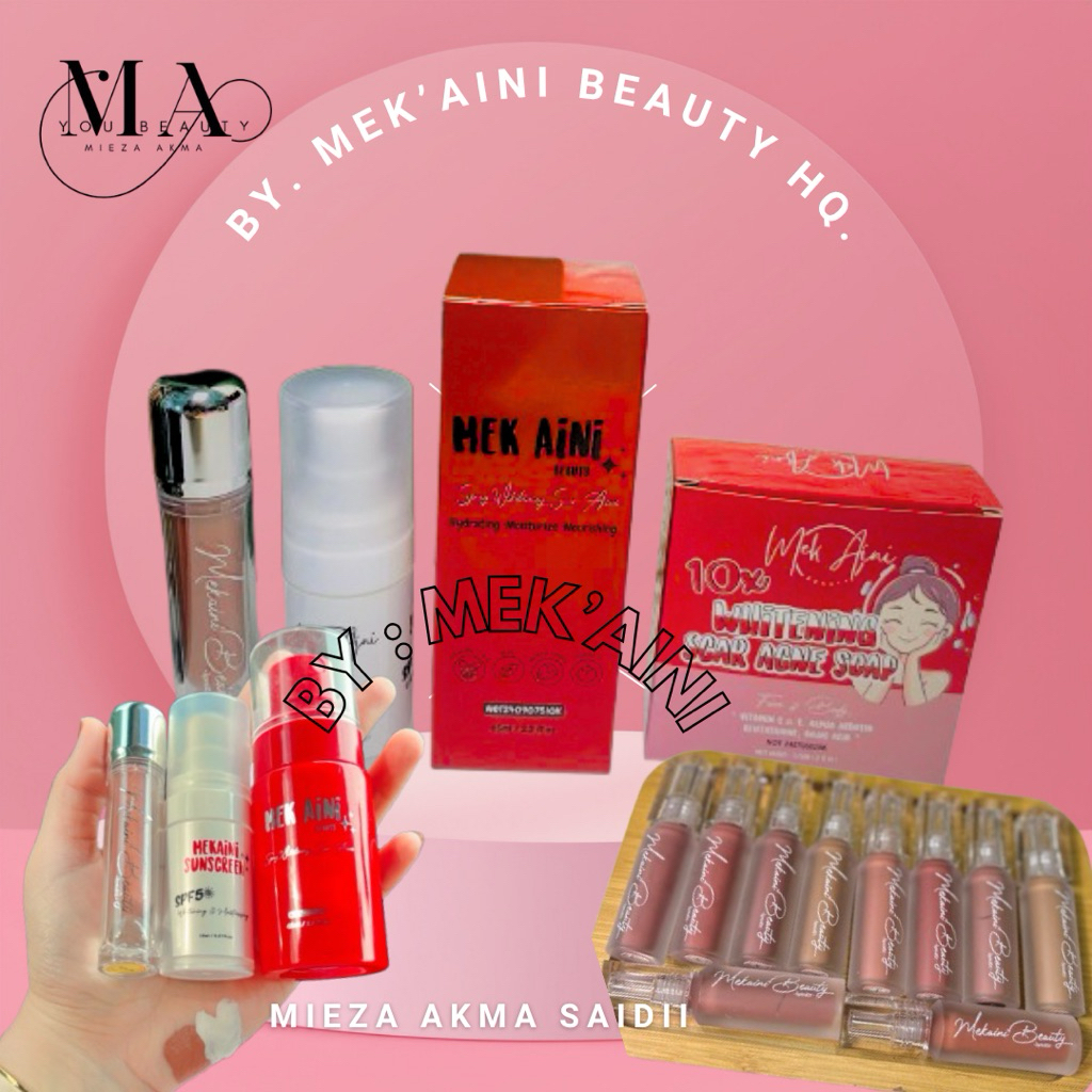 BY MEKAINI : SUNSCREEN DAN SET SPRAY + SOAP BY MEK AINI | Shopee Malaysia