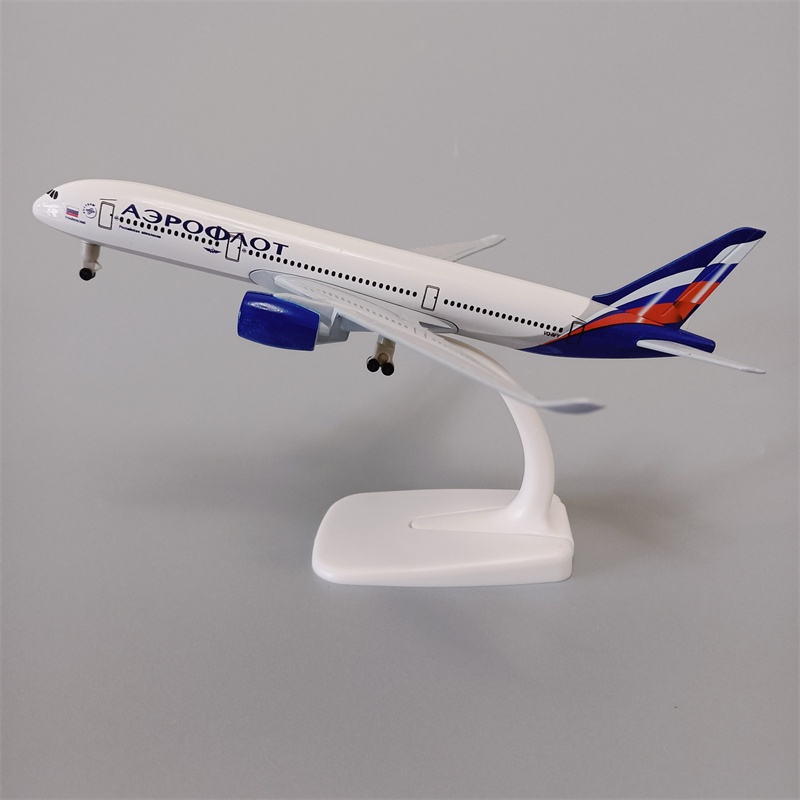 19cm Alloy Metal Russian Air Russia Aeroflot Airbus 350 A350 Airlines ...