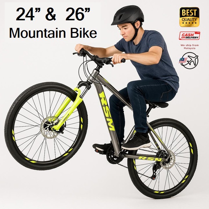 BASIKAL GUNUNG JENAMA RSM DENGAN GEAR 21-Speed, Fork Suspension RSM MTB ...