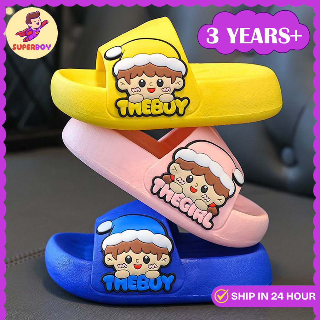 22-41 Cute Sliper Budak Lelaki Perempuan Shoes Kids Boy Girl Sandals ...
