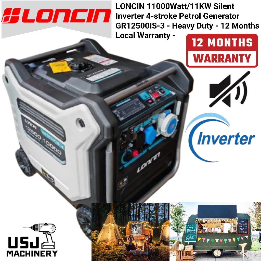 LONCIN 11000Watt/11KW Silent Inverter 4-stroke Petrol Generator ...