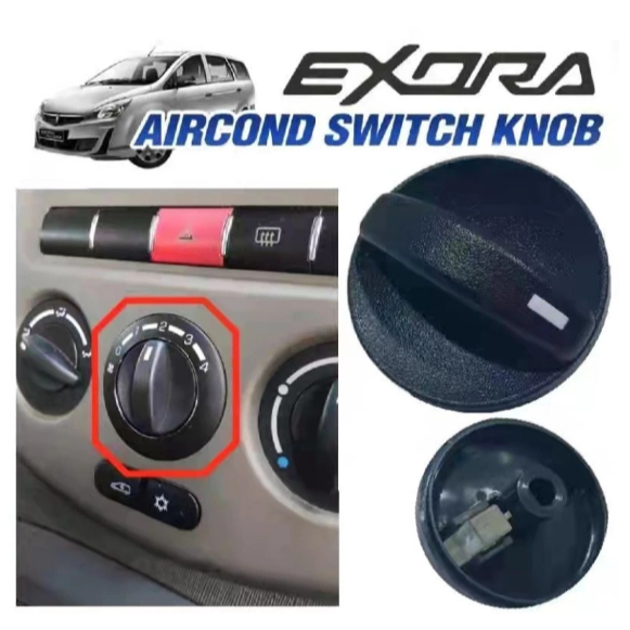 Proton Exora Air Cond Switch Level Knob Spare Part OEM Air Cond Switch ...