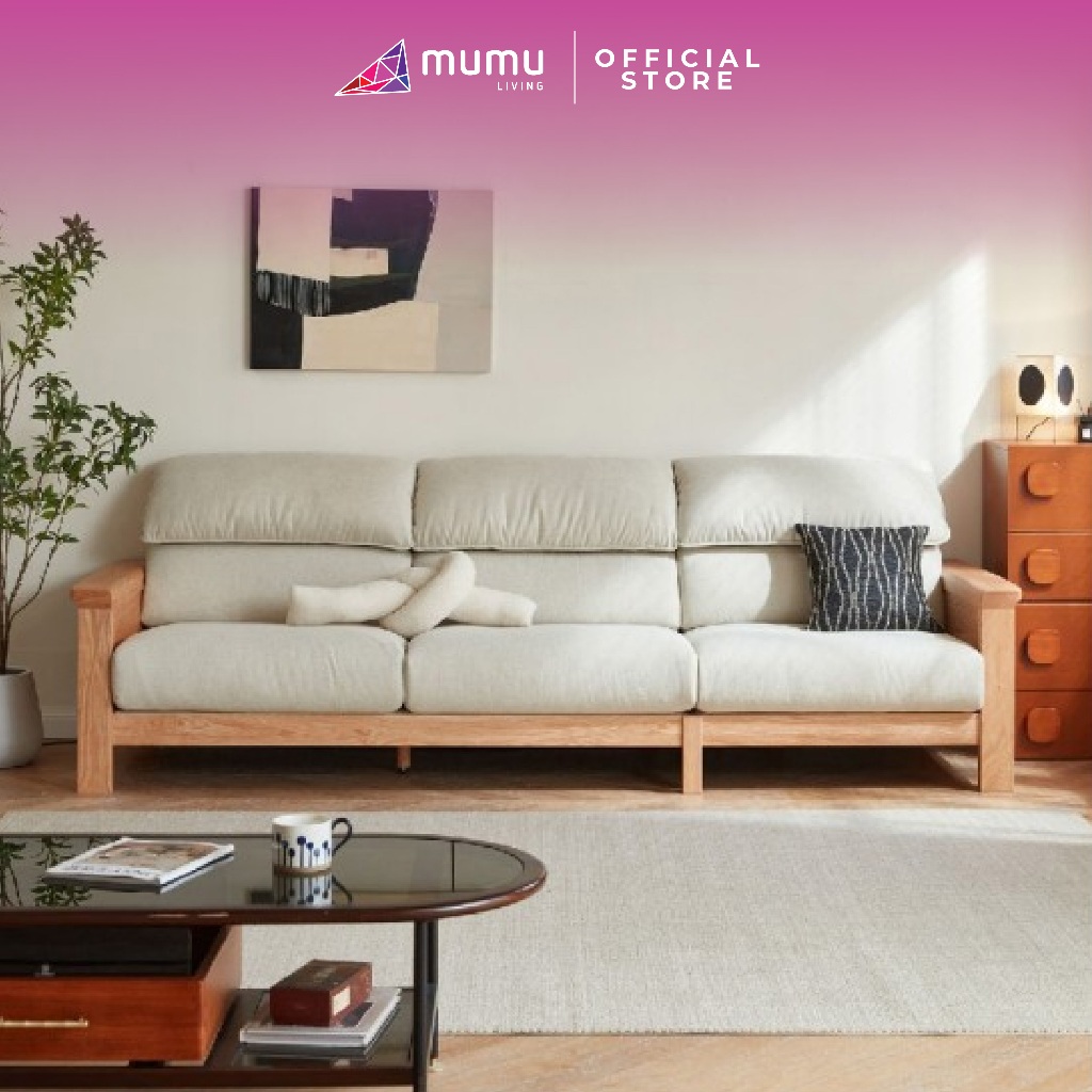 [MUMU Living] Todo Fabric 3 Seaters Sofa (2.38m) | Shopee Malaysia