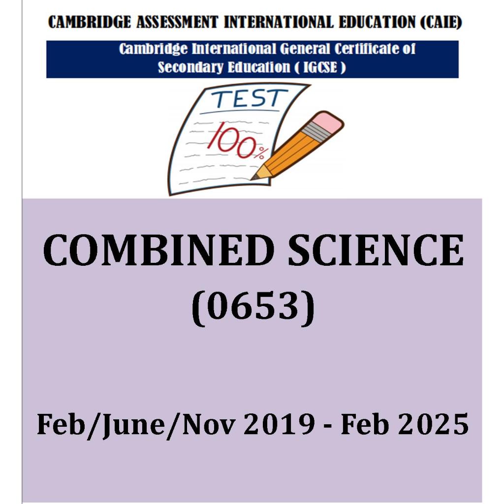 Igcse Past Year Papers Combined Science Paper 1,2,3,4,5,6 | Shopee Malaysia