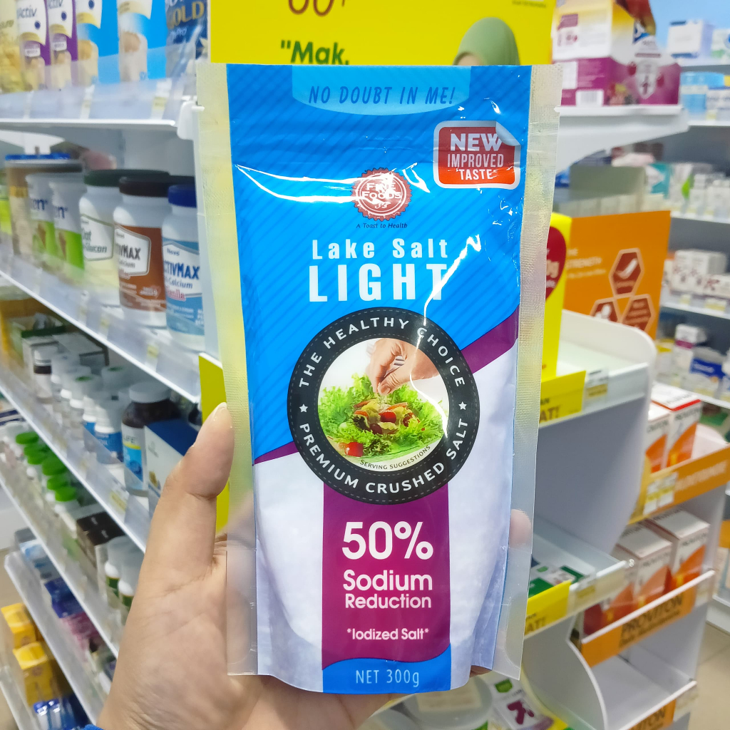 FINE FOODS LAKE SALT LIGHT 50% SODIUM REDUCTION 300G | Shopee Malaysia